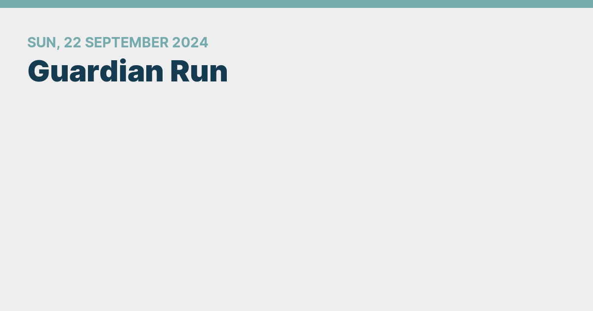 Guardian Run 2024 - Jakarta Pusat