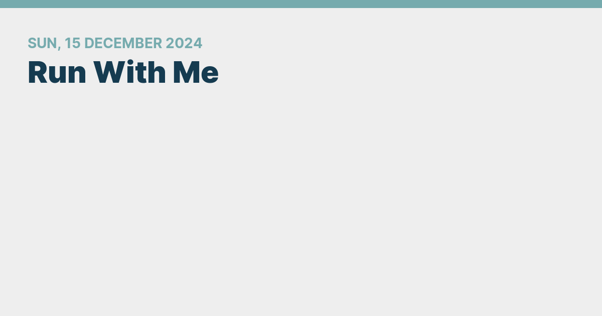 Run With Me 2024 - Jakarta Pusat