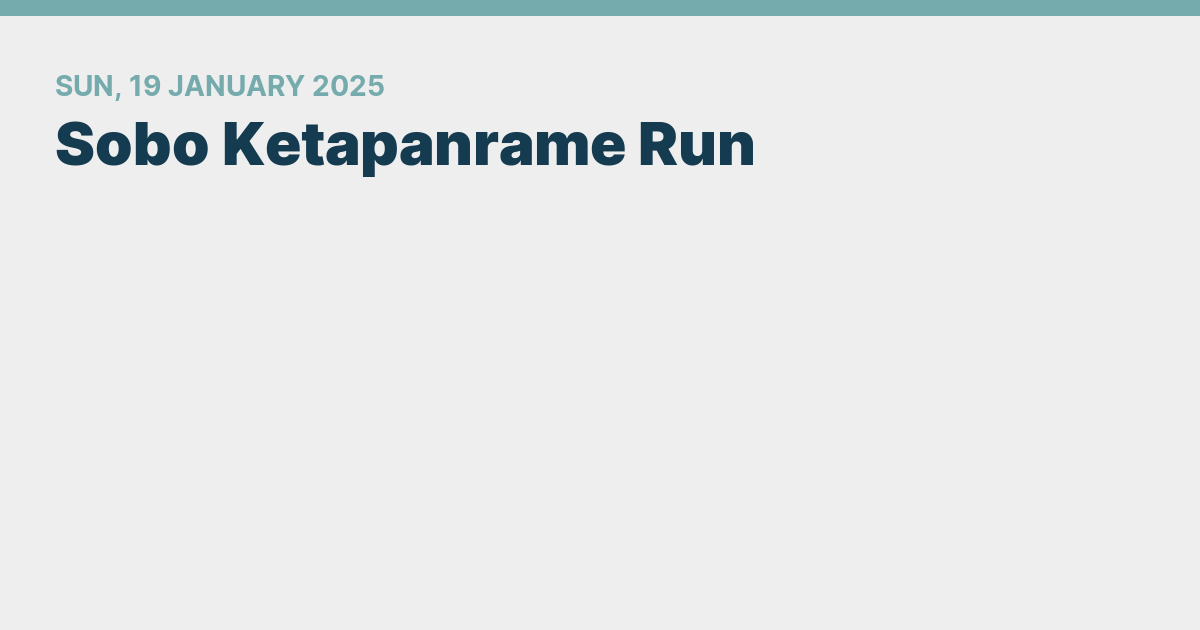 Sobo Ketapanrame Run 2025 - Mojokerto