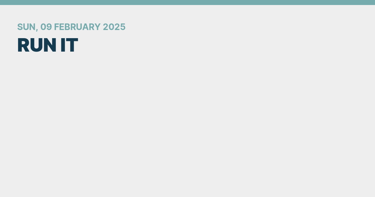 RUN IT 2025 - Tangerang
